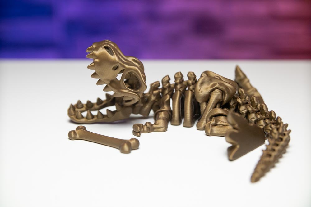 3d Print Dinosaur Articulated T Rex Skeleton